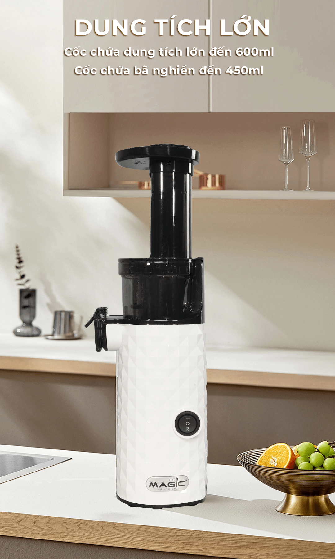 Máy Ép Chậm Thế Hệ Mới Magic Eco AC-132 | MAGIC Vietnam - Magic Vietnam